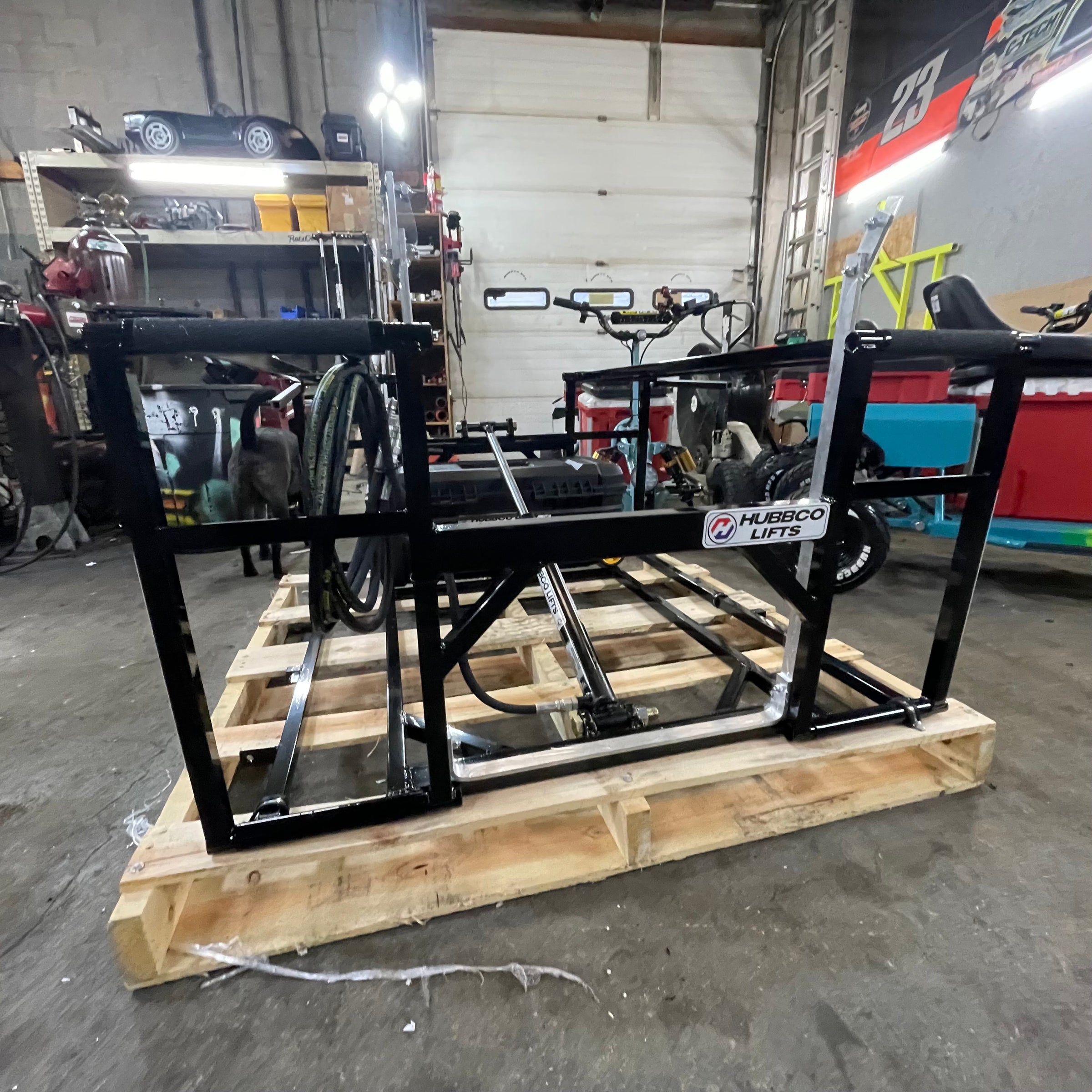 Tall Boy Race Car Pit Lift | Hubbco Racing Products