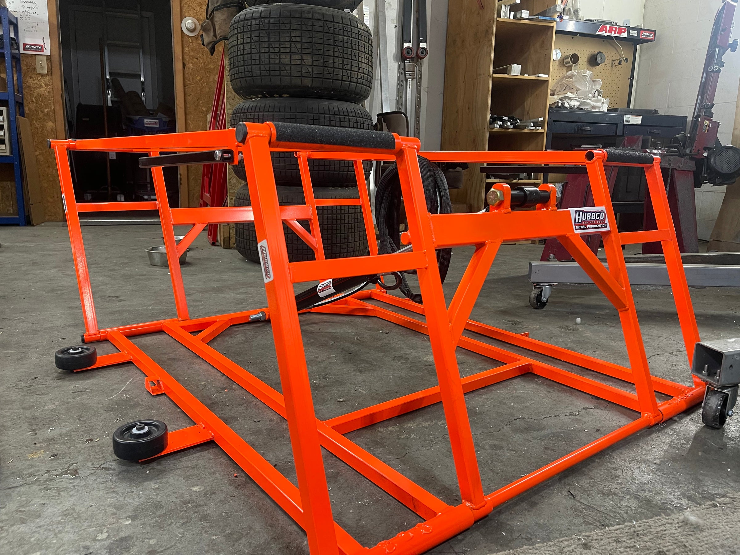 Tall Boy Race Car Pit Lift | Hubbco Racing Products