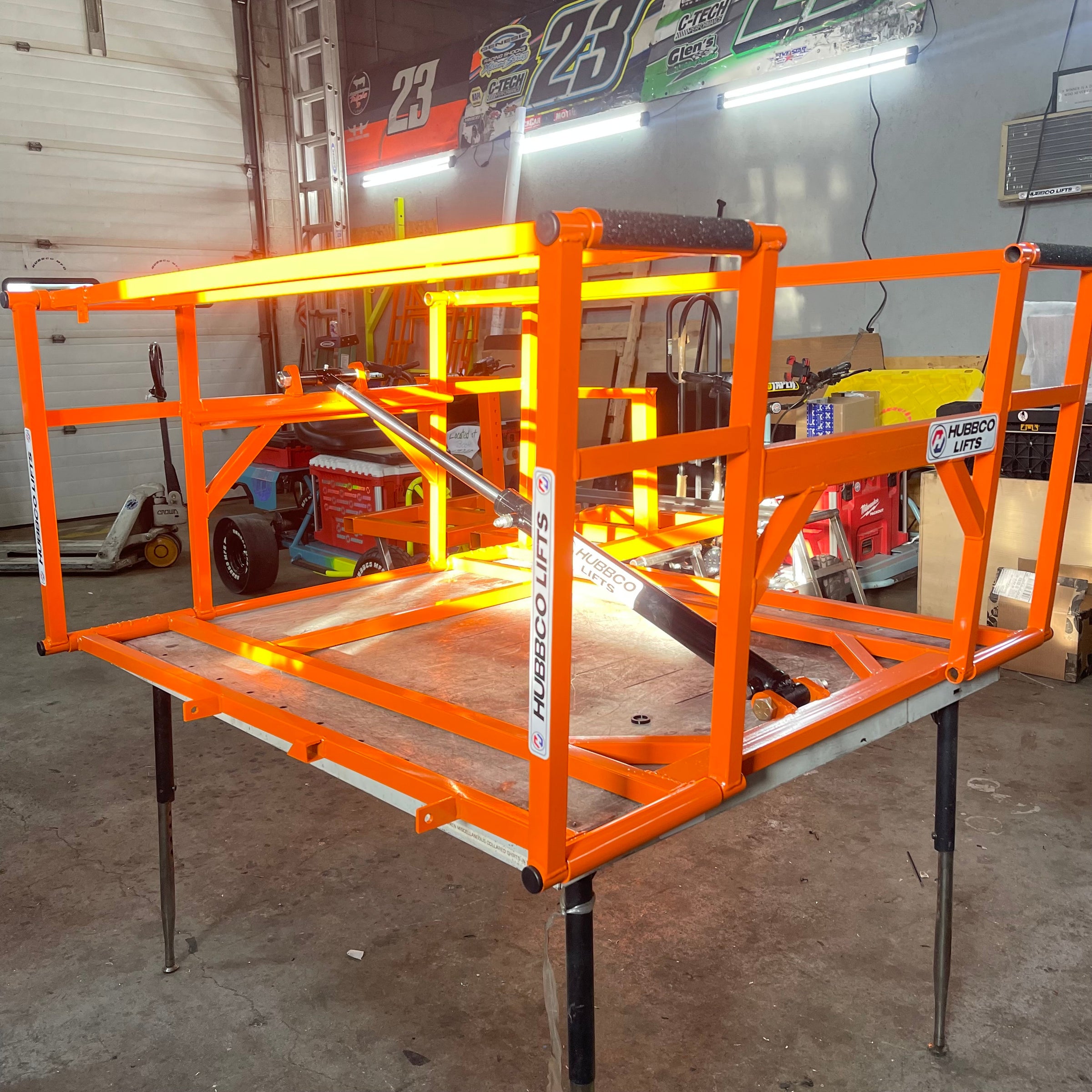 Tall Boy Race Car Pit Lift | Hubbco Racing Products