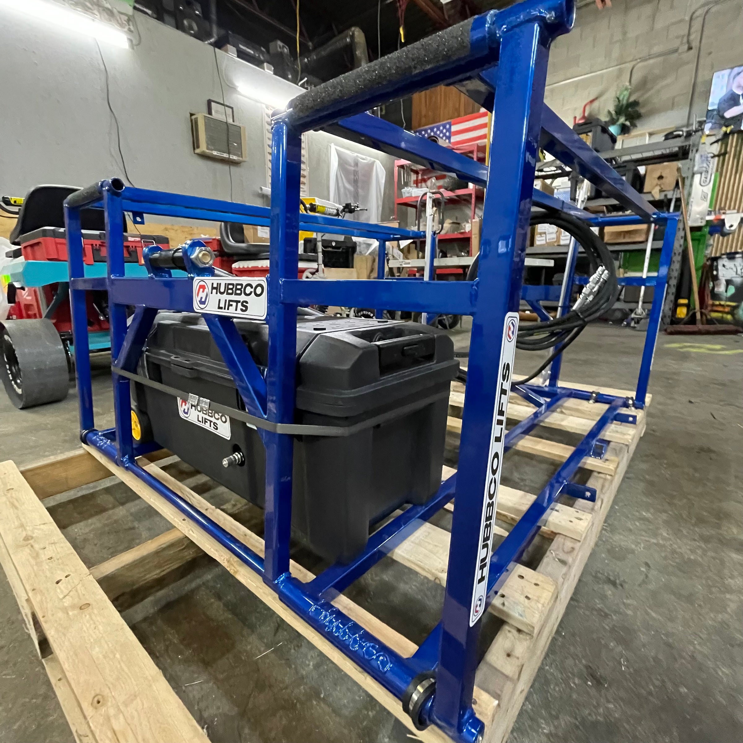 Tall Boy Race Car Pit Lift | Hubbco Racing Products